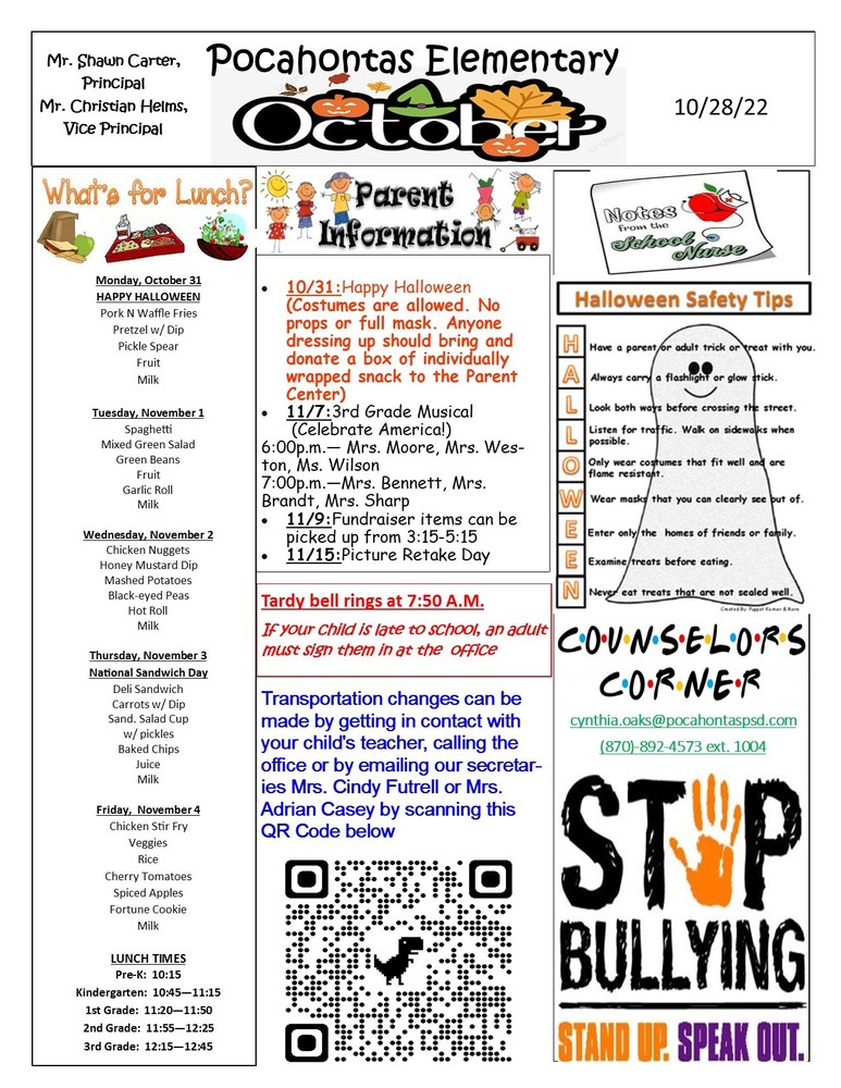 Weekly Newsletter | Pocahontas Elementary School
